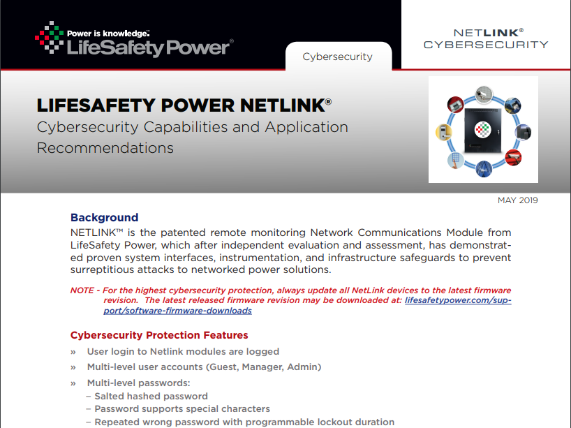LifeSafety Power Product Configuration Guide